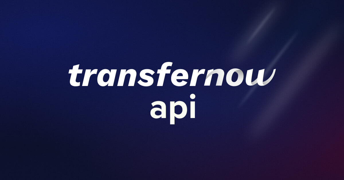 API TransferNow para desenvolvedores